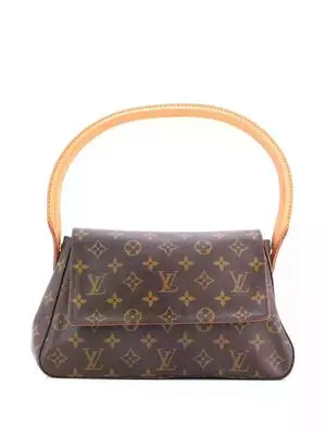 LOUIS VUITTON Monogram Canvas Mini Satchel - Brown