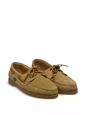 Paraboot Suede Boat Shoes - Brown