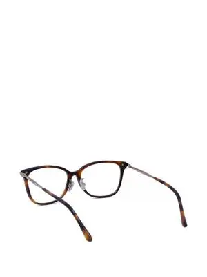 JIMMY CHOO Crystal-embellished Rectangle-frame Glasses