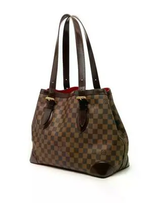 LOUIS VUITTON Damier Ebene Hampstead Mm Tote Bag