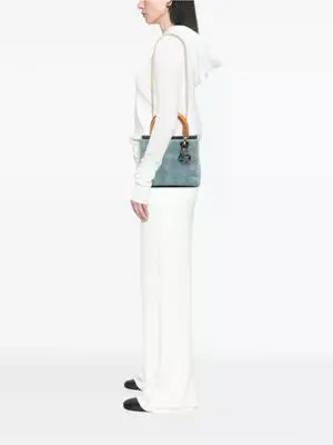 Dior Medium Denim Lady Satchel