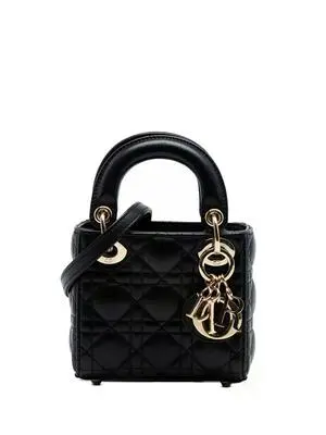 Dior Christian Dior Lady Dior Satchel Black