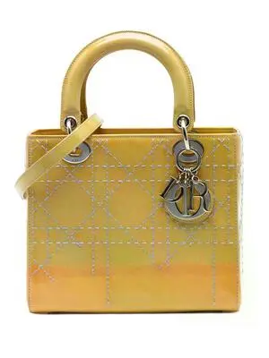 Dior Medium Lady Satchel - Yellow