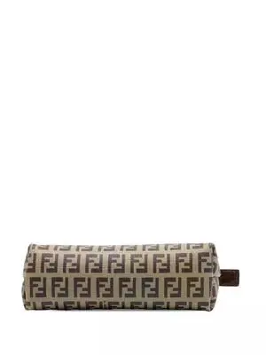 Fendi Zucca Canvas Pouch Clutch Bag