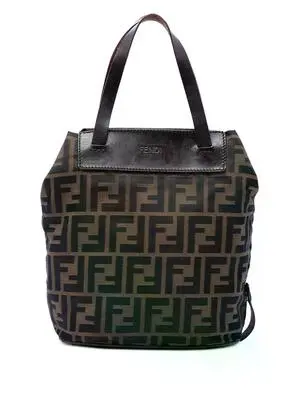 Fendi 20th Century Zucca Canvas Bucket Bag