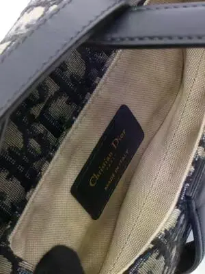 Dior Canvas Oblique Saddle Satchel