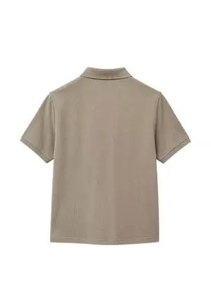 BLAUER. Logo-patch Polo Shirt - Green