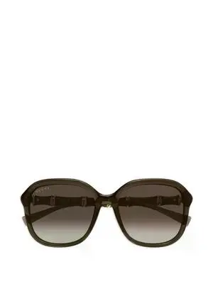 Gucci Bamboo Detail Sunglasses - Brown