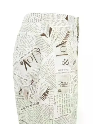 Engineered Garments Newspaper Print Jeans
