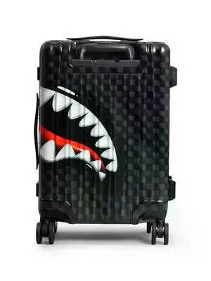 SPRAYGROUND Shark Mouth Checkered Suitcase