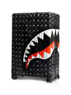 SPRAYGROUND Shark Mouth Checkered Suitcase
