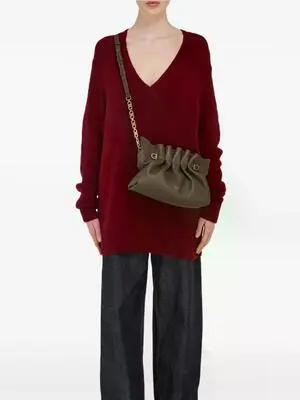 FERRAGAMO Soft Nappa Leather Shoulder Bag