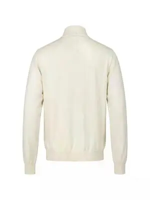 Etro Quarter-zip Embroidered Logo Sweater
