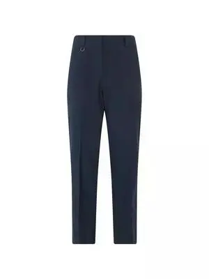 PAOLO PECORA Pressed Crease Trousers - Blue