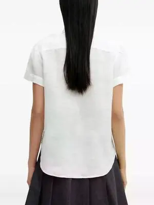 Polo Ralph Lauren Embroidered Linen Short Sleeve Shirt