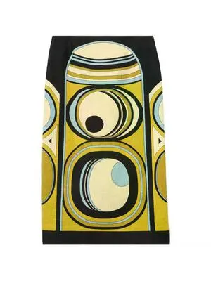 La DoubleJ Sanctuary Motif Pencil Skirt