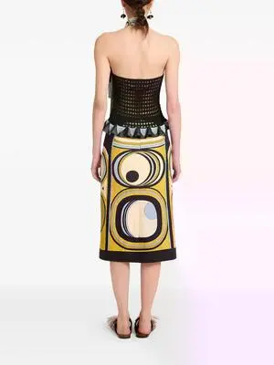 La DoubleJ Sanctuary Motif Pencil Skirt