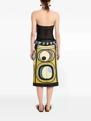 La DoubleJ Sanctuary Motif Pencil Skirt
