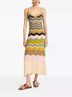 La DoubleJ Chevron Knit Sundress - Neutrals