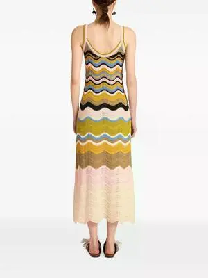 La DoubleJ Chevron Knit Sundress - Neutrals