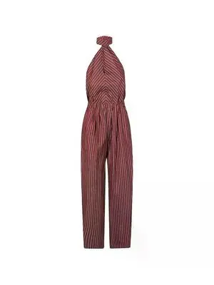 Andamane Amber Striped Halterneck Jumpsuit