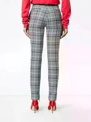 Off-White Tartan High Waisted Trousers