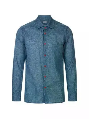 Kiton Patterned-print Button-up Shirt