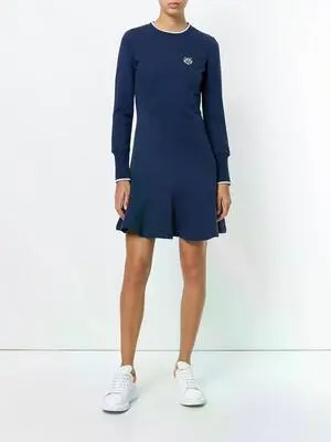 Kenzo Tiger Patch Dress - Blue