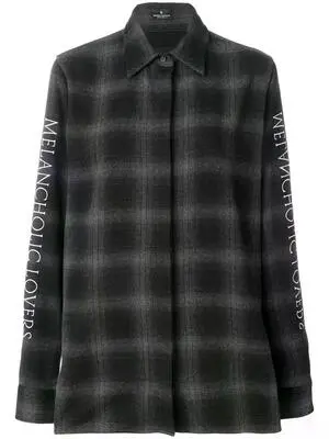 COUNTY OF MILAN Check Printed Shirt