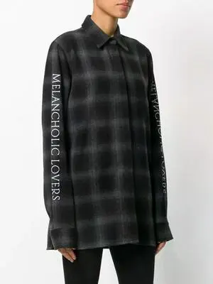 COUNTY OF MILAN Check Printed Shirt