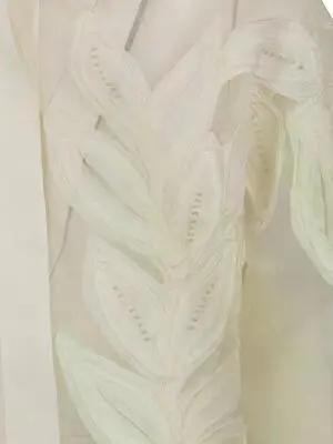 Antonelli Firenze Alessandra Leaf Appliqué Shirt