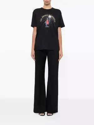 Off-White All Rights Reserved" Cotton T-shirt - Black