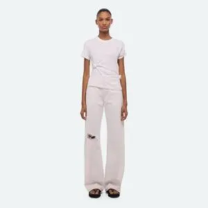 Helmut Lang Knotted Baby Tee - White