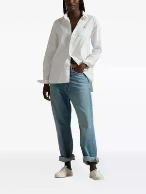 Polo Ralph Lauren Embroidered Logo Shirt - White