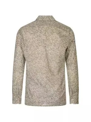 Kiton Floral-print Long-sleeve Shirt