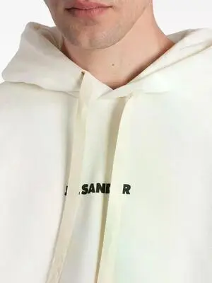 JIL SANDER Logo Print Drawstring Hoodie