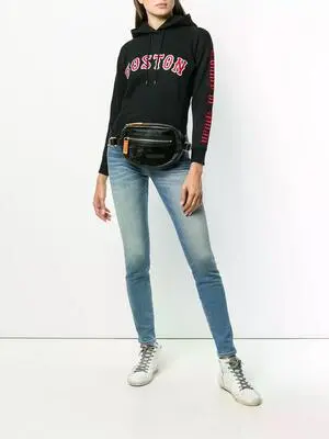 COUNTY OF MILAN Marcelo Burlon Boston Script Hoodie