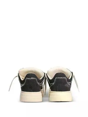 DEMNA 592 Distressed-effect Panelled Sneakers