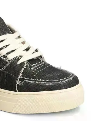 DEMNA 592 Distressed-effect Panelled Sneakers