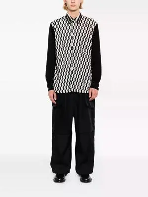 Comme Des Garçons Geometric-print Shirt