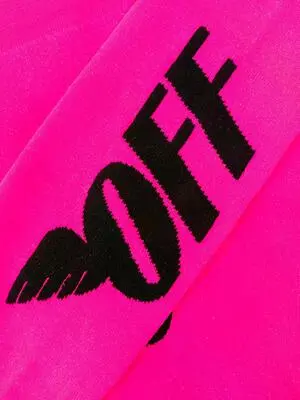 Off-White Logo Knit Socks