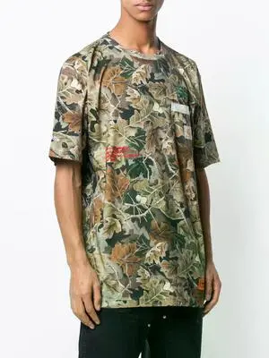 Heron Preston Leaf Print T-shirt