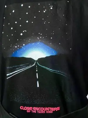 COUNTY OF MILAN X Close Encounters Contrast Printed T-shirt - Black