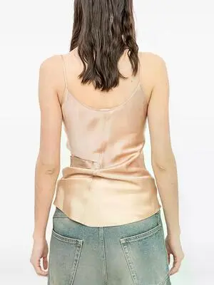 Andrea Ya'aqov Asymmetric Cut-out Tank Top
