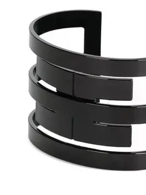 Elisabetta Franchi Logo-detail Multi-band Cuff Bracelet