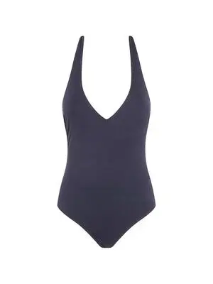 LAURA URBINATI Halterneck Swimsuit - Black