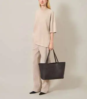 Mulberry Leather Tote Bag