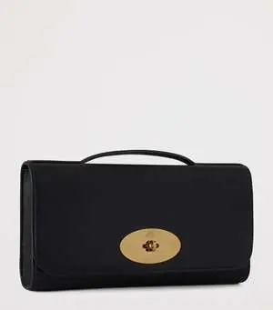 Mulberry Leather Lily Clutch Bag