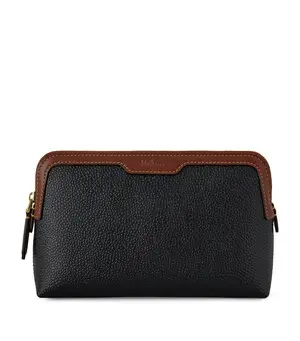Mulberry Small Scotchgrain Cosmetic Pouch - Black