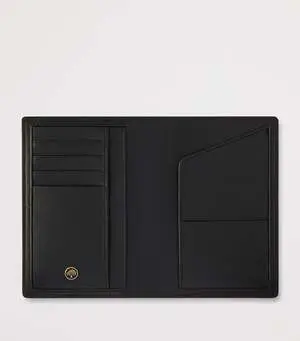 Mulberry Scotchgrain Passport Cover - Black